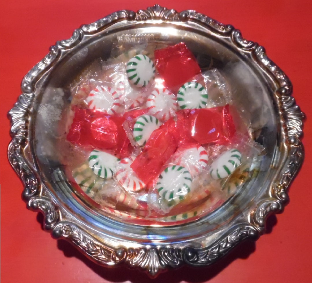 Vintage 1980s Silver Bowl Sheridan Silver Plated Candy Dish in Original ...