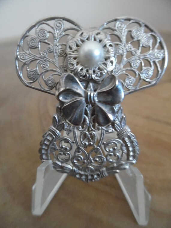 Vintage 1996 Jane Davis Signed Angel Brooch Jane Davi… - Gem