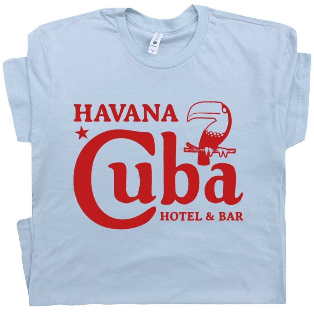 Cuba T Shirt Vintage Havana Cuba Shirt Retro Hotel Shirt Cuban Motel ...