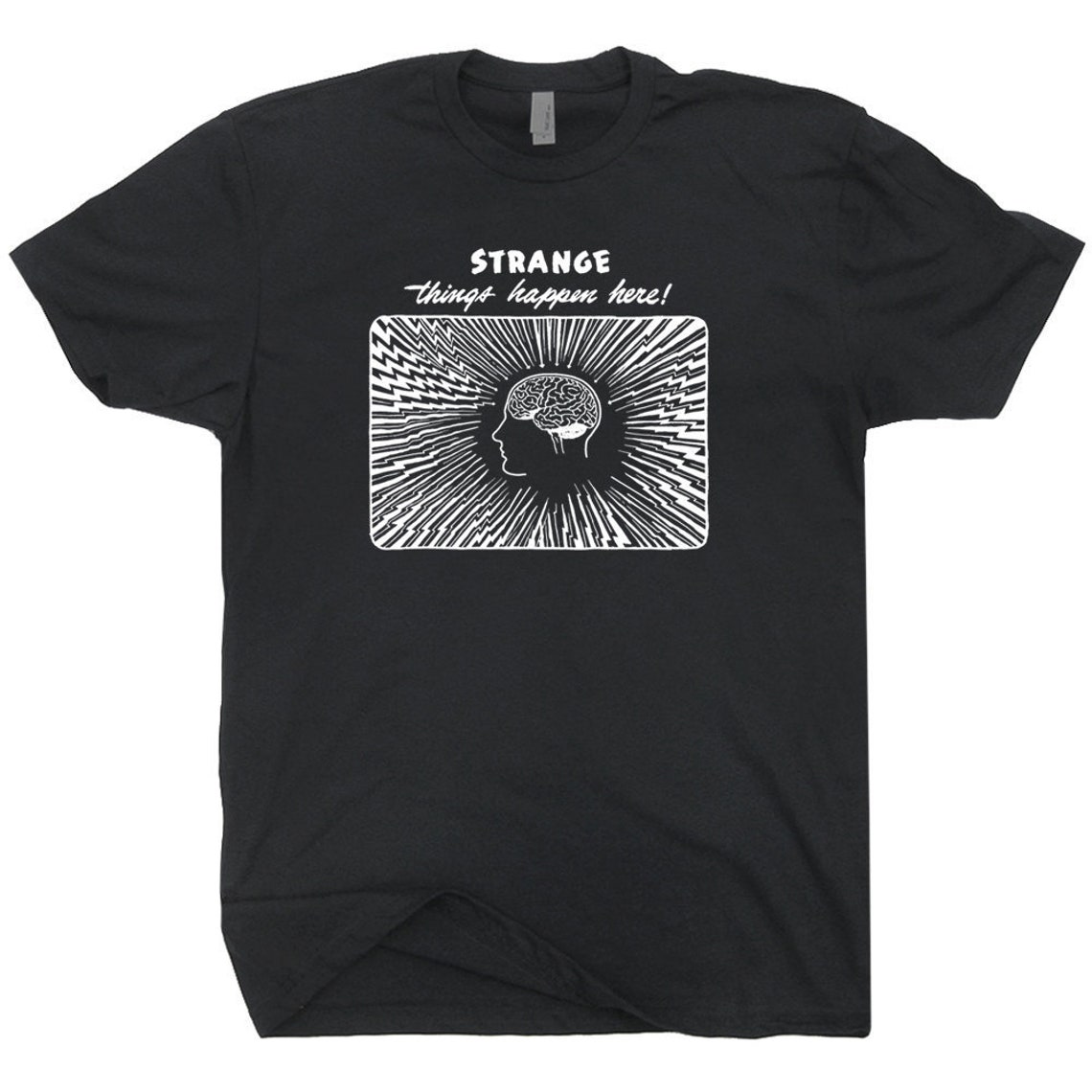 Weird T Shirt Cool Vintage Graphic Tee Shirt With Strange - Etsy