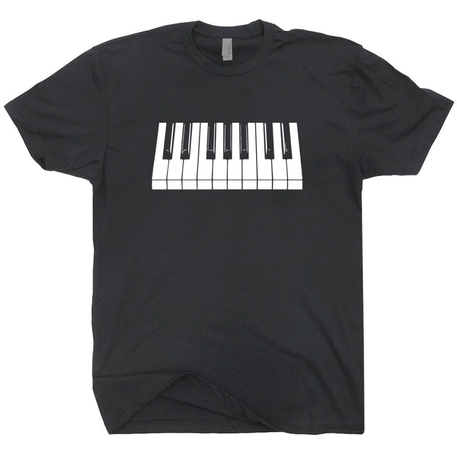 Piano T Shirt Piano Keys Shirt Cool Keyboard Tee Keytar - Etsy