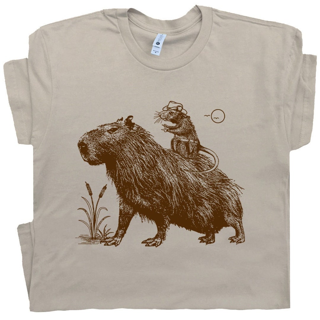 Capybara Shirt Rodent Shirts Funny Capybara Shirts for Women Men Kids ...
