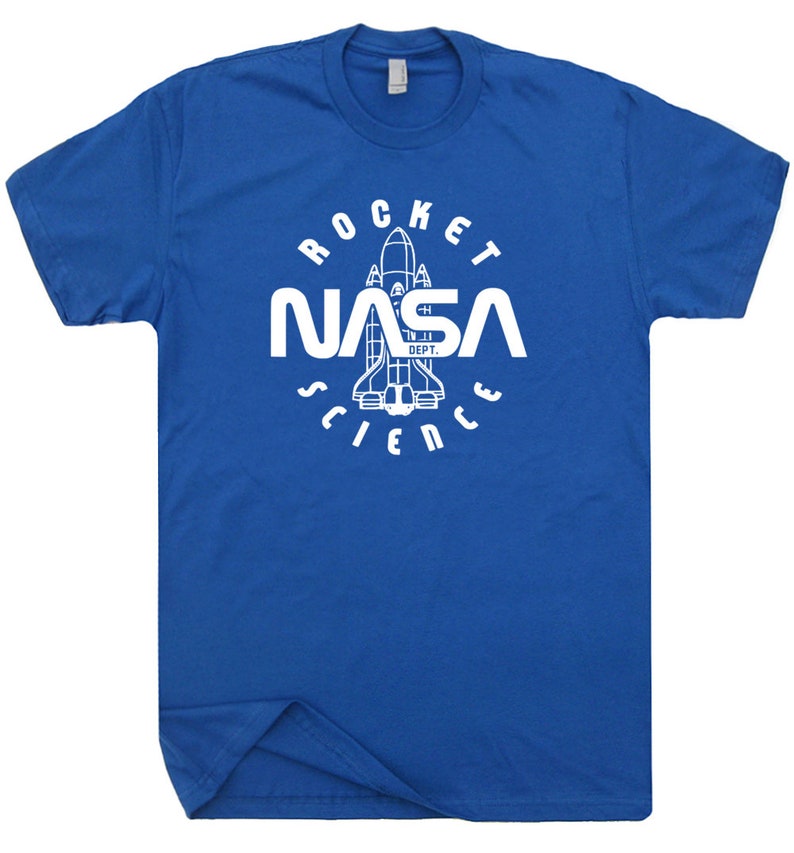 Vintage Nasa T Shirt Graphic Rocket Science Geek Tee Space - Etsy