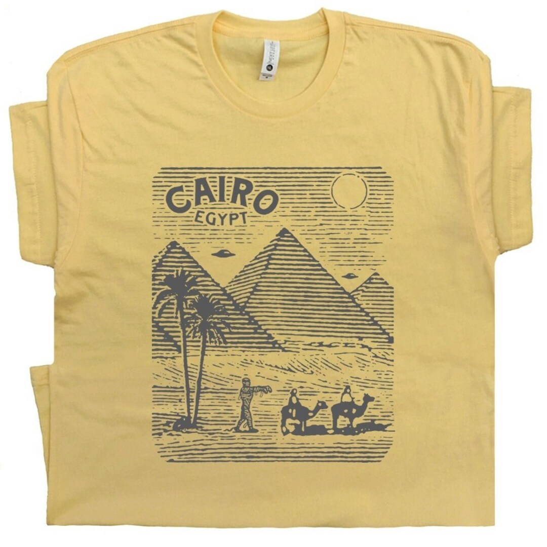Cairo Egypt T Shirt Egyptian Pyramid Shirt for Men Women Guys Sphinx ...