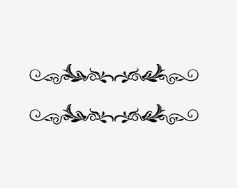 Scroll Wall Decal | Etsy