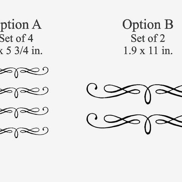 Decorative Swirl - Etsy