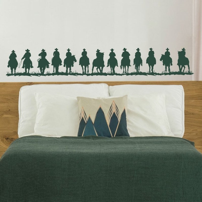 Cowboy Wall Decal - Etsy