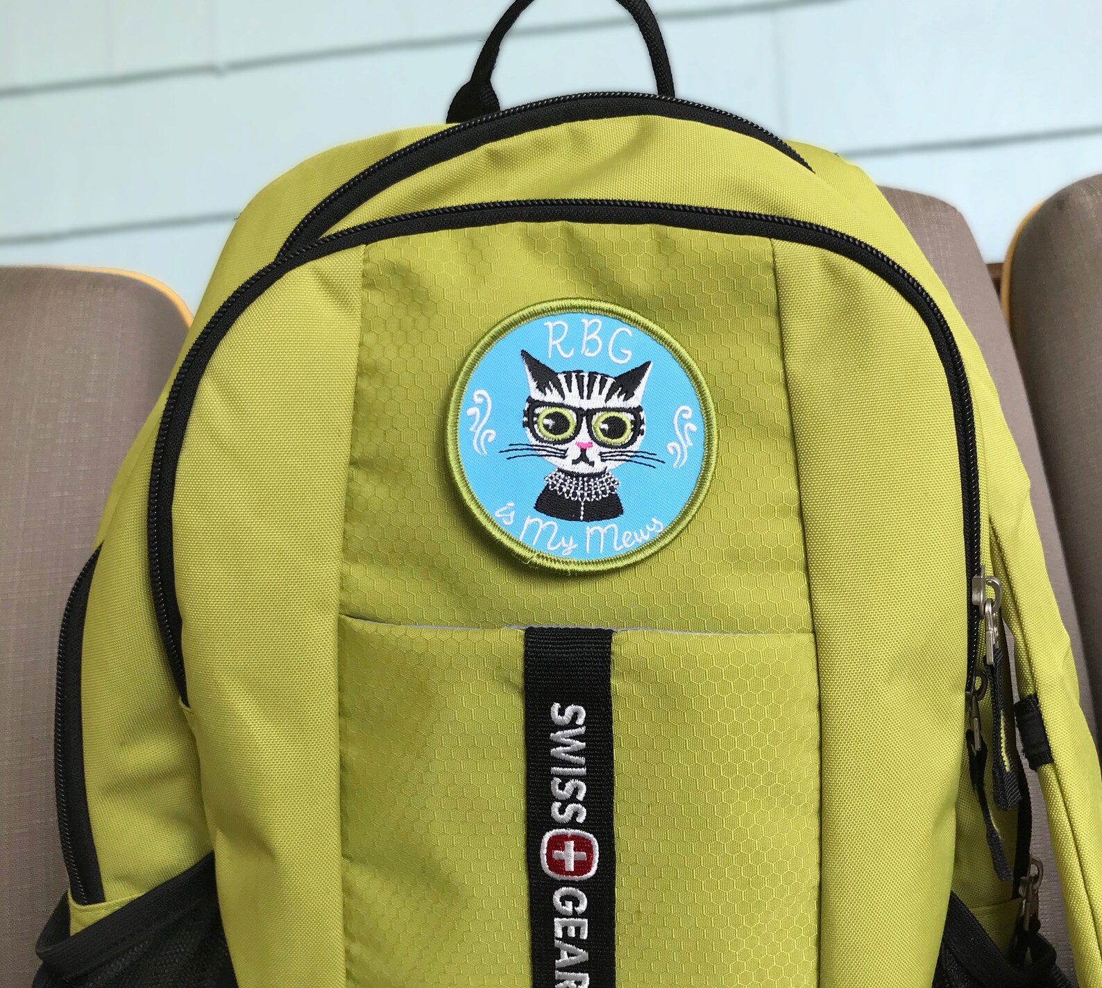 RBG CAT PATCH Iron-on Embroidered Patch - Etsy