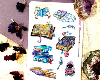 Witch Stickers Sheet Wicca Sticker Lifeplanner Book of | Etsy