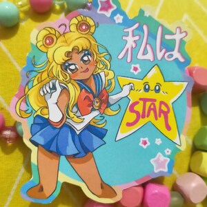 Megan Sailor Moon Sticker Anime Kawaii Stickers to Journaling and ...