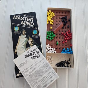1972 ORIGINAL Master Mind Game. Complete - Etsy