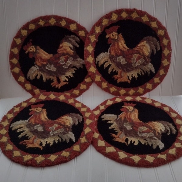 Folk Art Rooster - Etsy