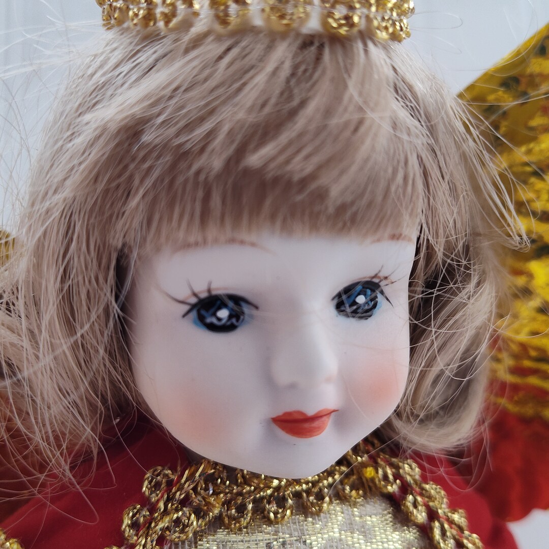 1980s Angel Christmas Tree Topper in Box From Hess's Department Store ...