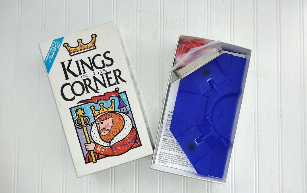 Kings in the Corner Family Card Game in Original Box. From the Makers ...