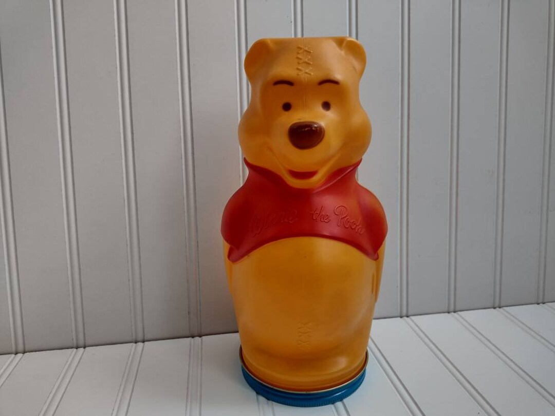 1966 Winnie the Pooh Blow Mold Piggy Bank. Puppets Wheat Puffs Cereal ...