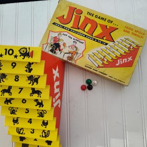 1957 the Game of Jinx. Ideal for Children Ages 3 to 10. in Original Box ...