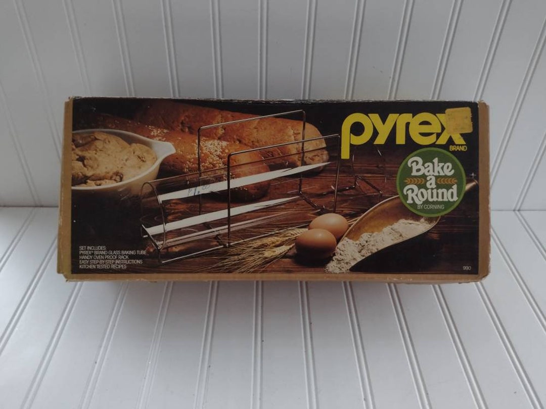 VINTAGE Pyrex Bake A Round Loaf of Bread in Original Box. Bake French ...