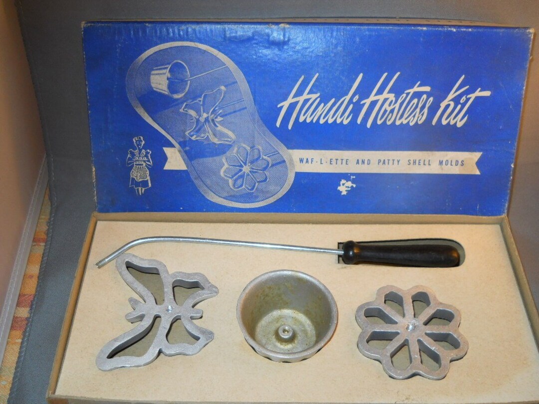 1950s Patty Shell Molds From Handi Hostess Kit in Original Box. Make ...