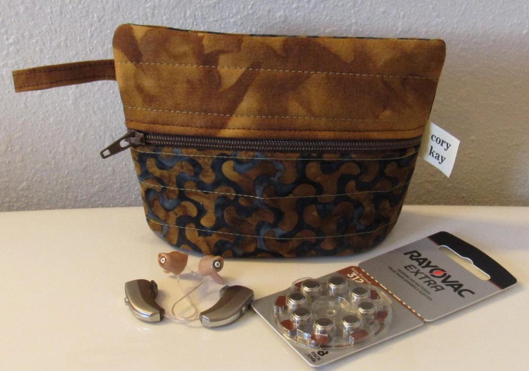 Hearing Aid Travel Case, Hearing Aid Accessory Bag, Hearing Aid Pouch ...