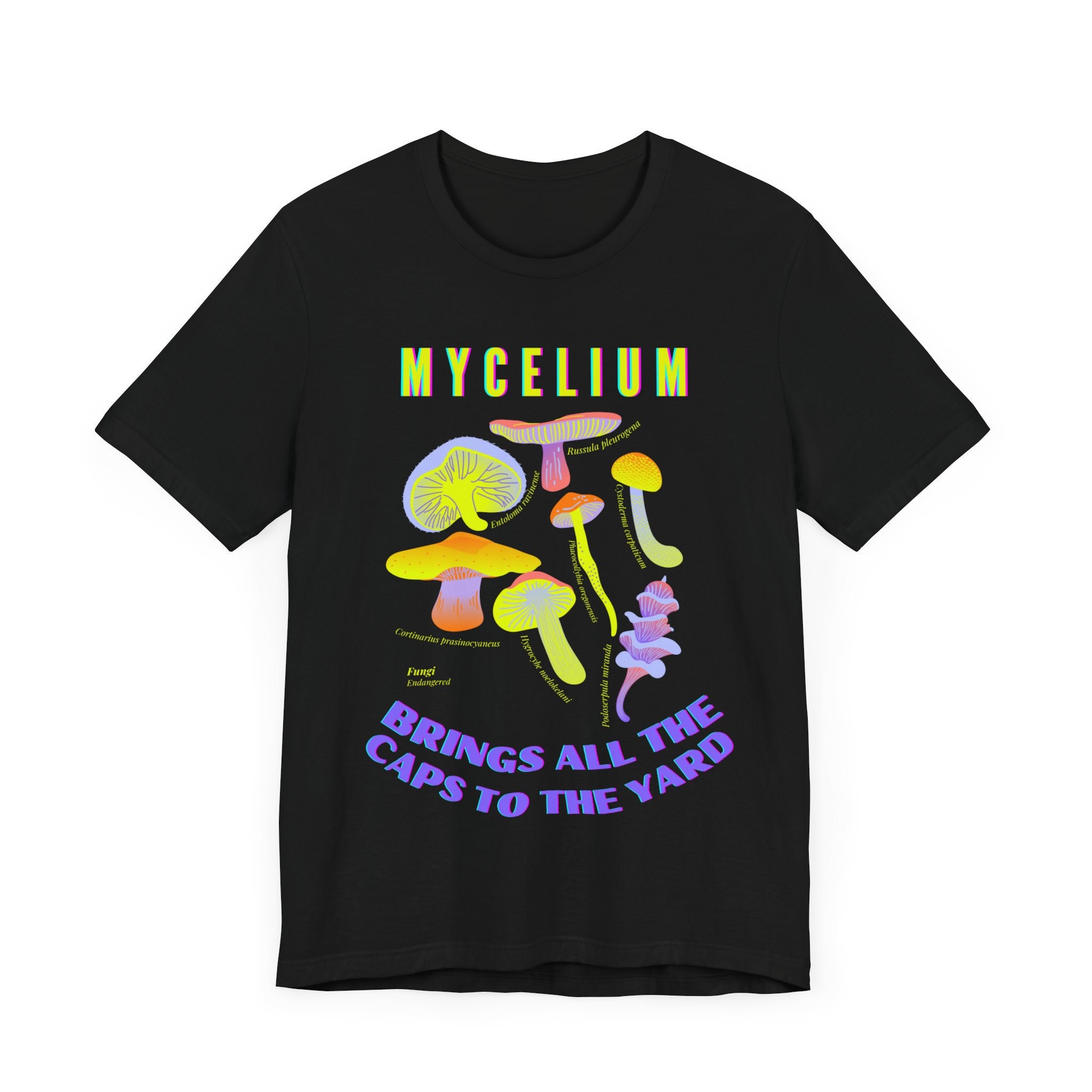 Mycelium Brings All the Caps to the Yard Shirt, Mushroom Shirt ...