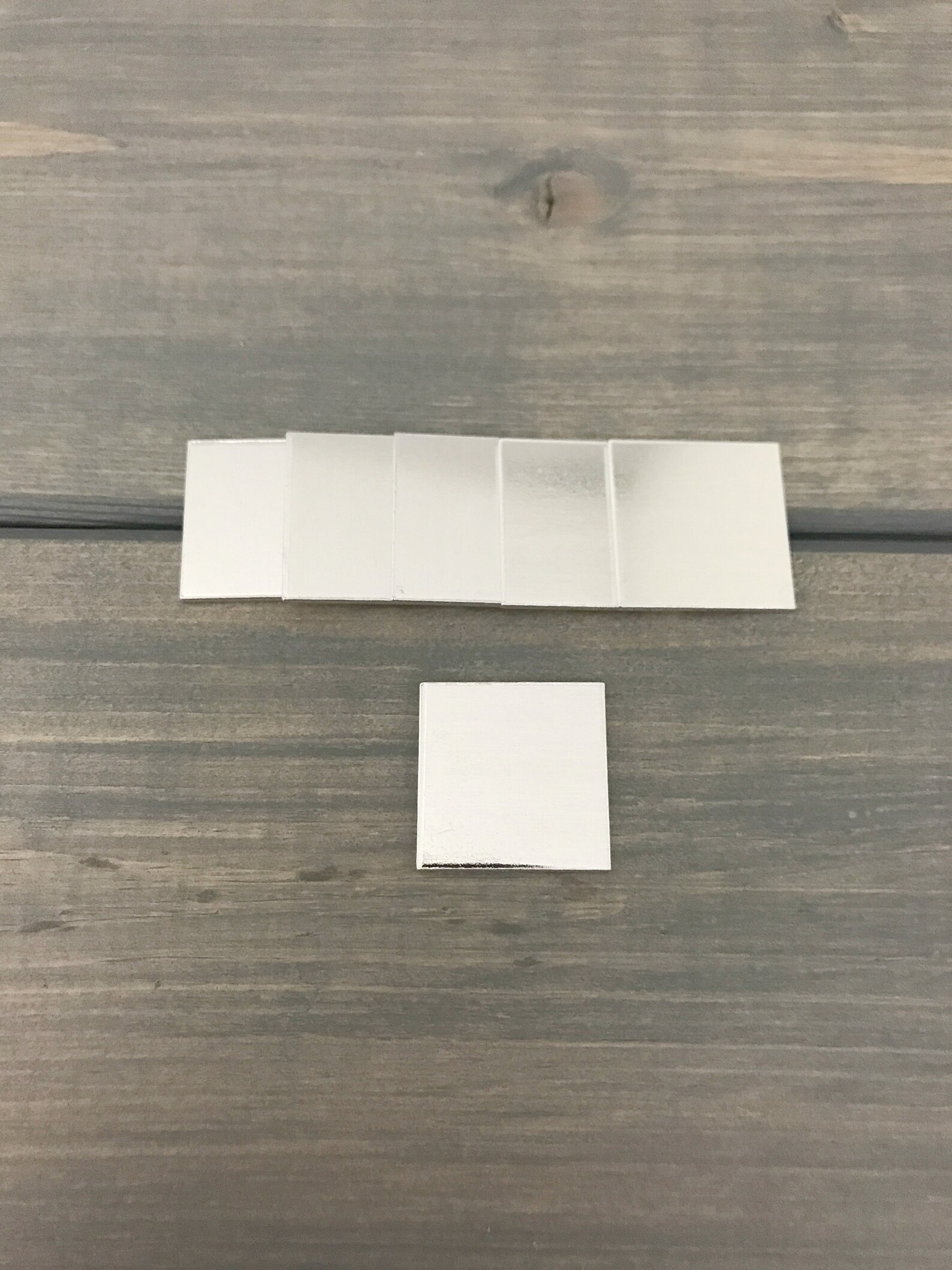 TEN - .75 3/4 Inch Square Blank Disc Stamping Blanks - 16 Gauge ...