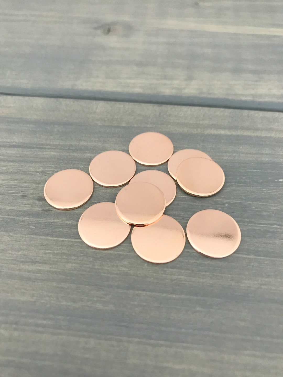 FIFTY - 1/2" Inch Copper Round Disc - 20 Gauge Copper - Jewelry Hand ...
