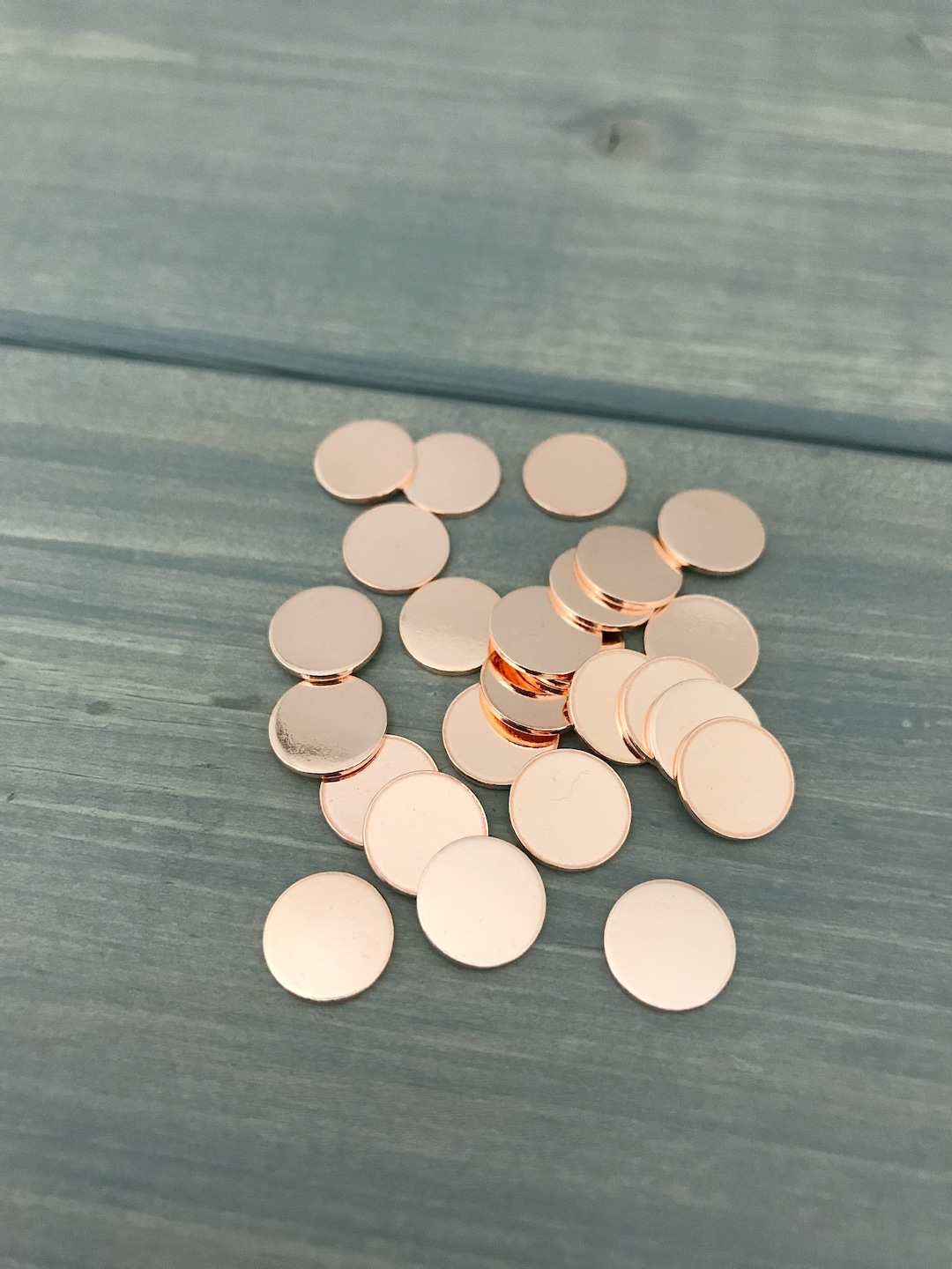 FIFTY - 3/8" Inch Copper Round Disc - 20 Gauge Copper - Jewelry Hand ...