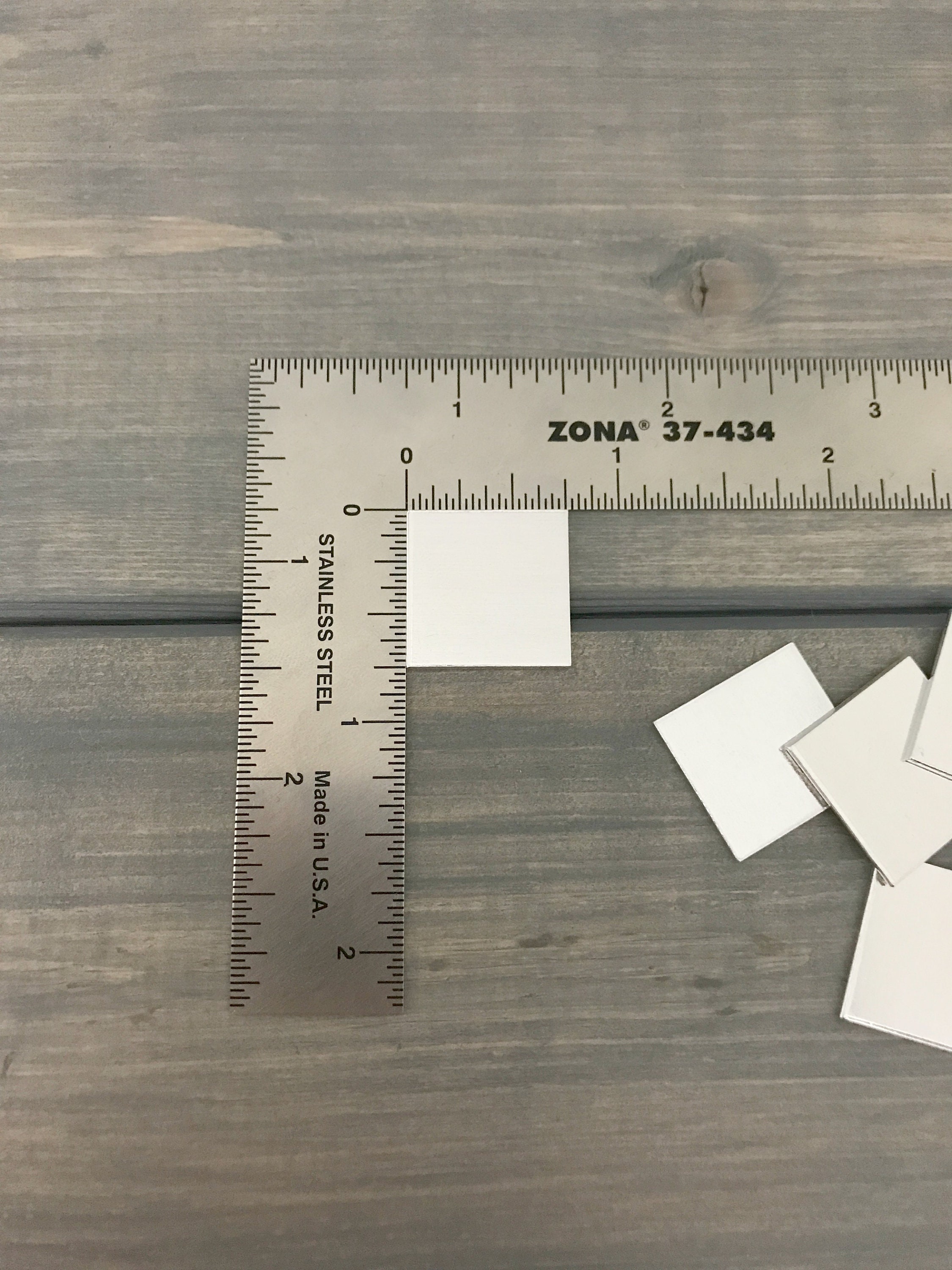 TEN - .75 3/4 Inch Square Blank Disc Stamping Blanks - 16 Gauge ...