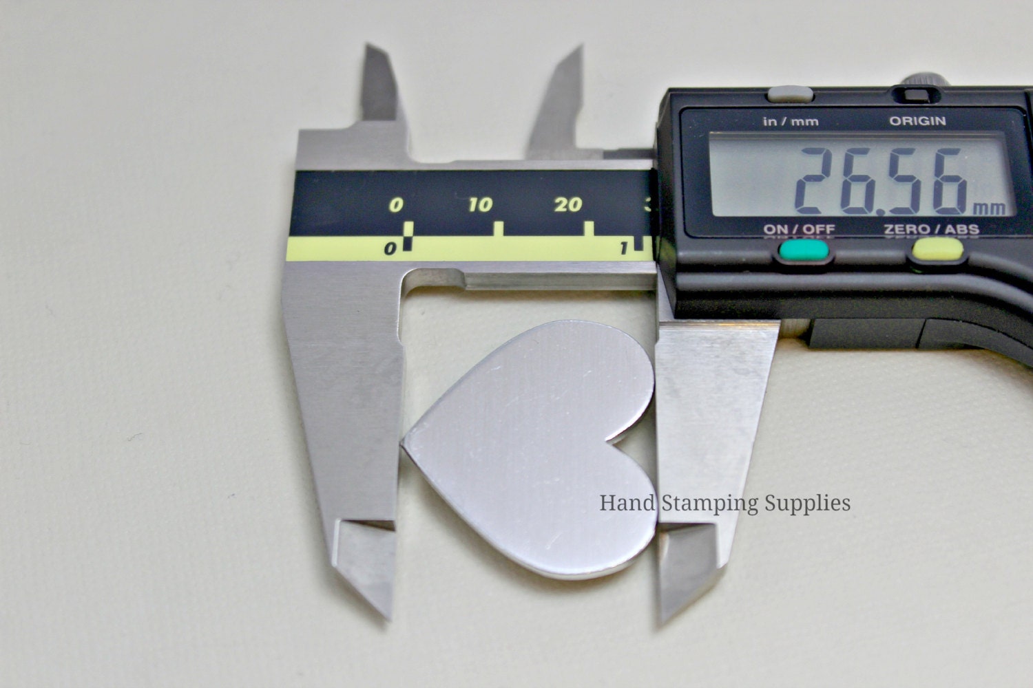 FIVE - 1" X 1 1/4" Inch Large Heart - 16 Gauge Aluminum - Jewelry Hand ...