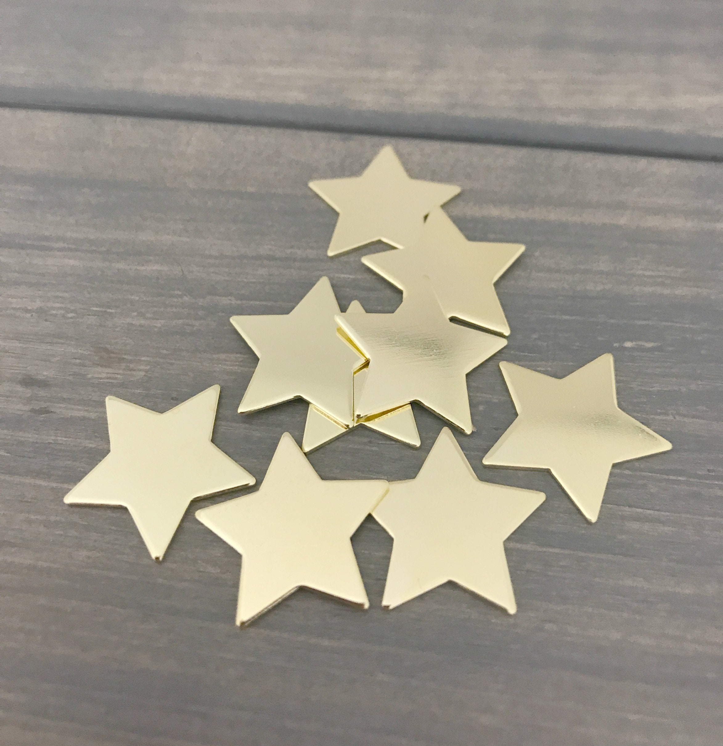 FIVE - Brass 3/4" Star Stamping Blank - 20 Gauge Brass Blanks 3/4" Inch ...
