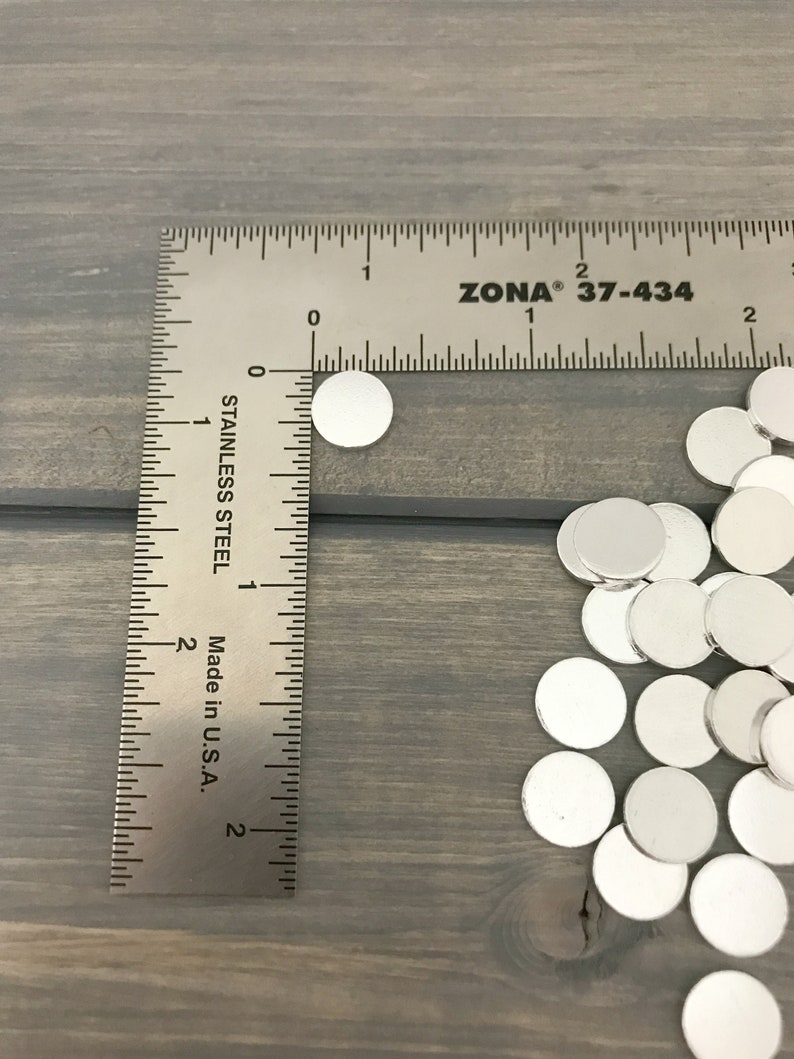 FIFTY 3/8 Inch Aluminum Round Disc 12 Gauge Aluminum - Etsy