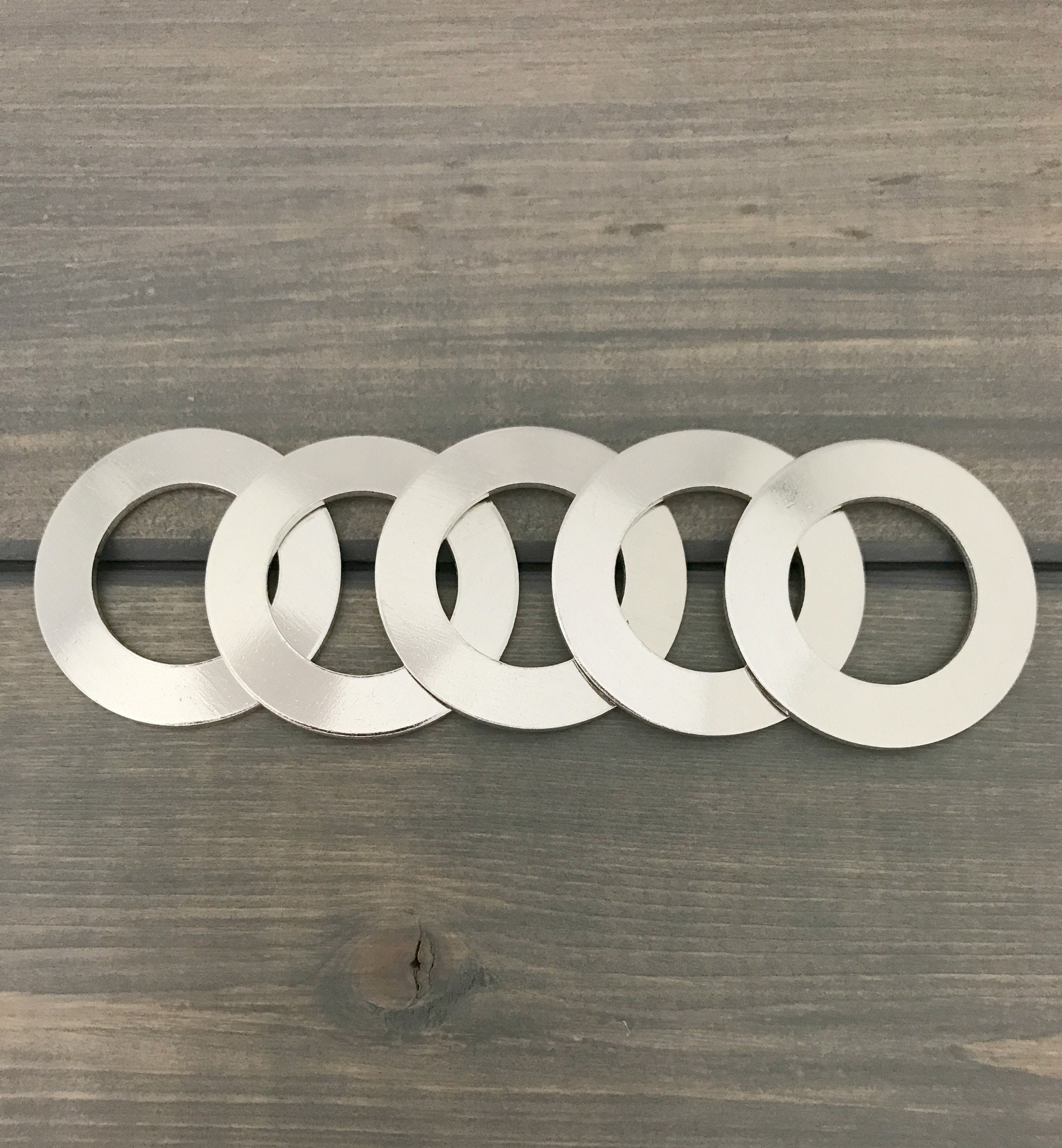 FIVE - 1 1/4" Inch Washers With 3/4" Hole Stamping Blanks - 16 Gauge ...