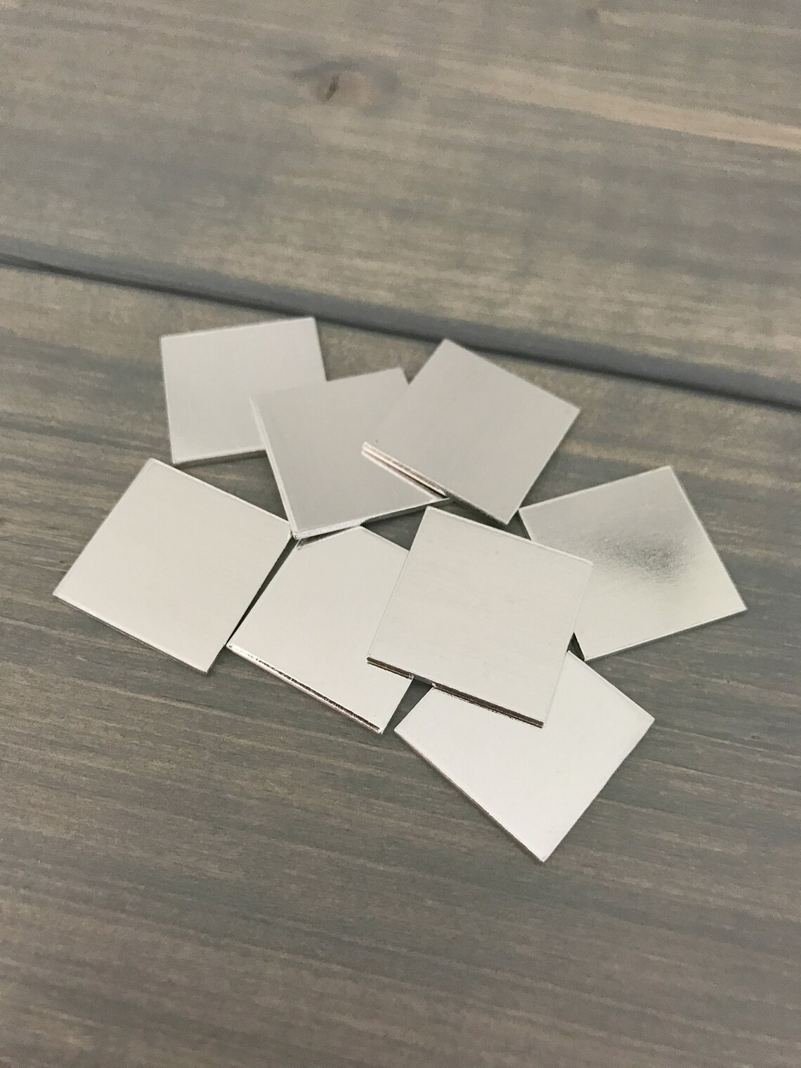TEN - .75 3/4 Inch Square Blank Disc Stamping Blanks - 16 Gauge ...