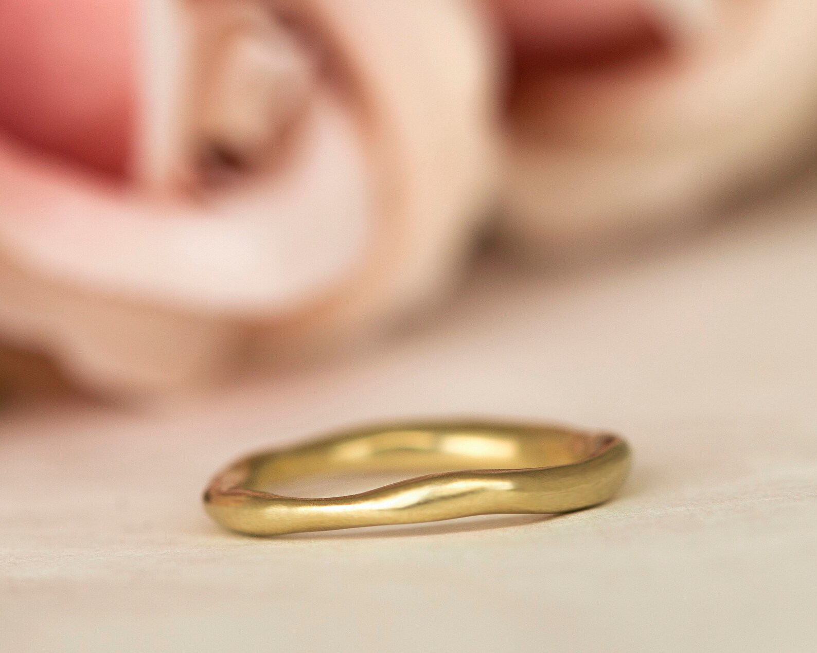 Gold Wedding Band for Women Gold Wedding Ring 14k Gold Or | Etsy