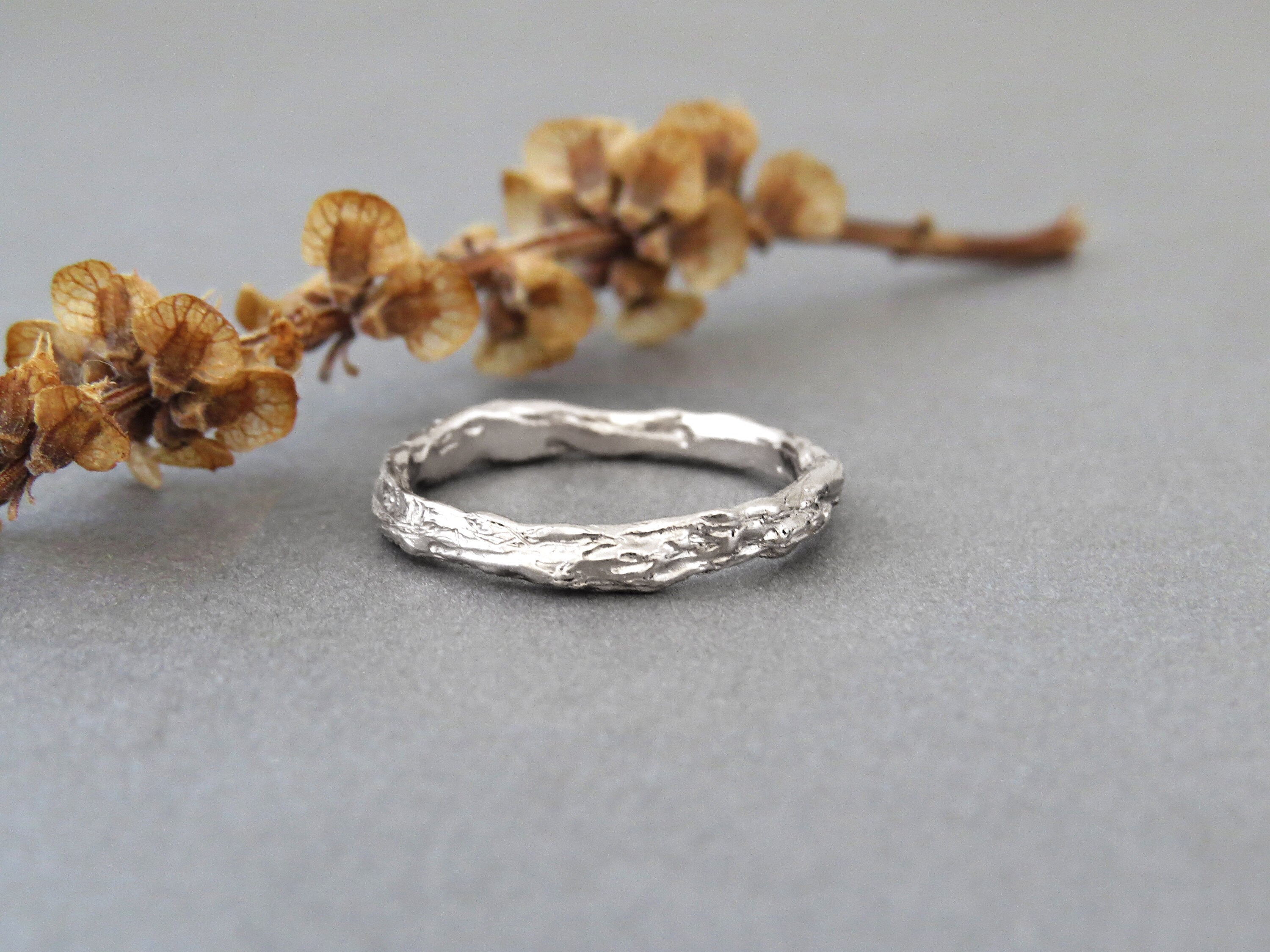 Men Twig Ring, Men Wedding Band, Twig Ring for Men, 14k Gold Mens Ring ...