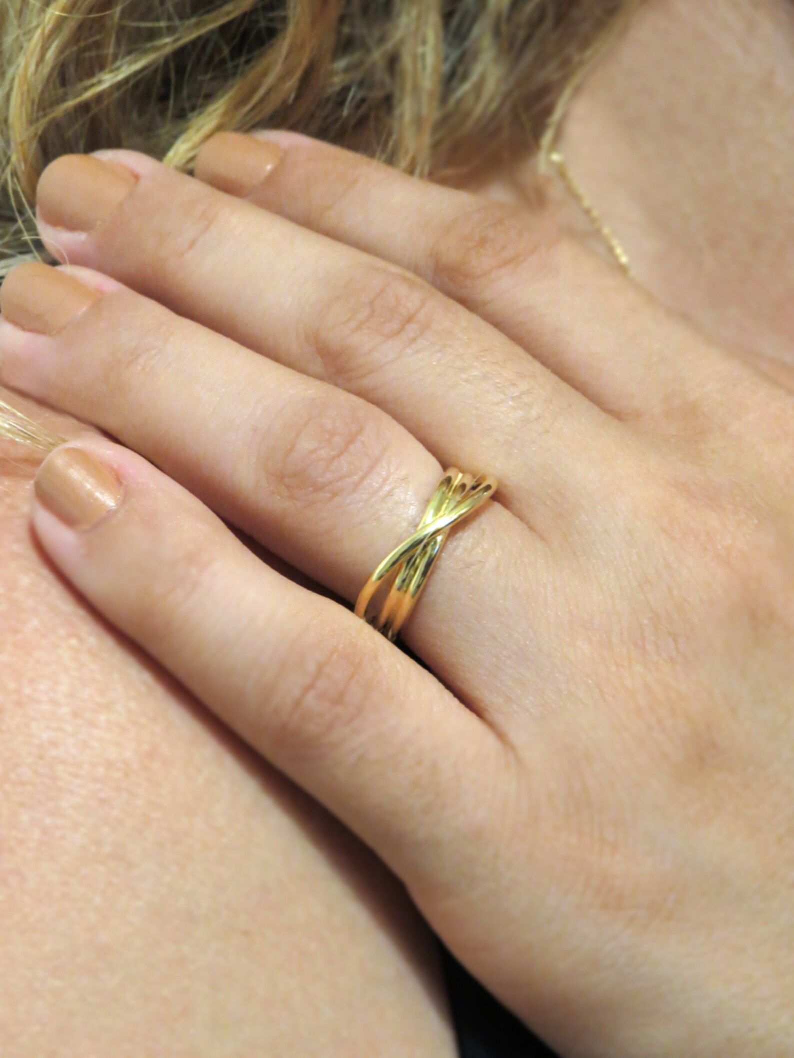 Wedding Ring Infinity Ring Gold Wedding Ring Unique Wedding | Etsy