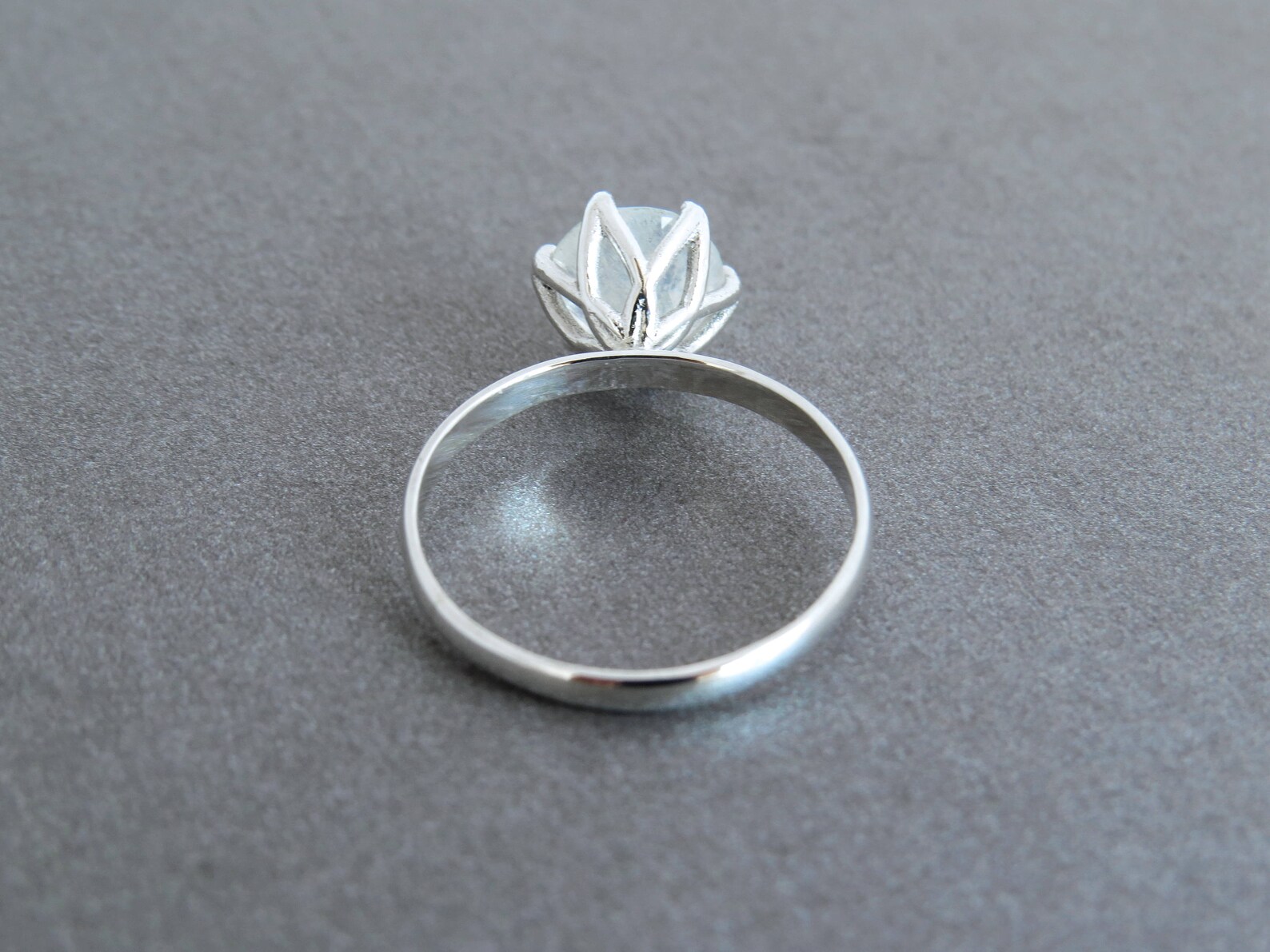 Moonstone Wedding Ring Set, Moonstone Bridal Set, Moonstone Engagement ...
