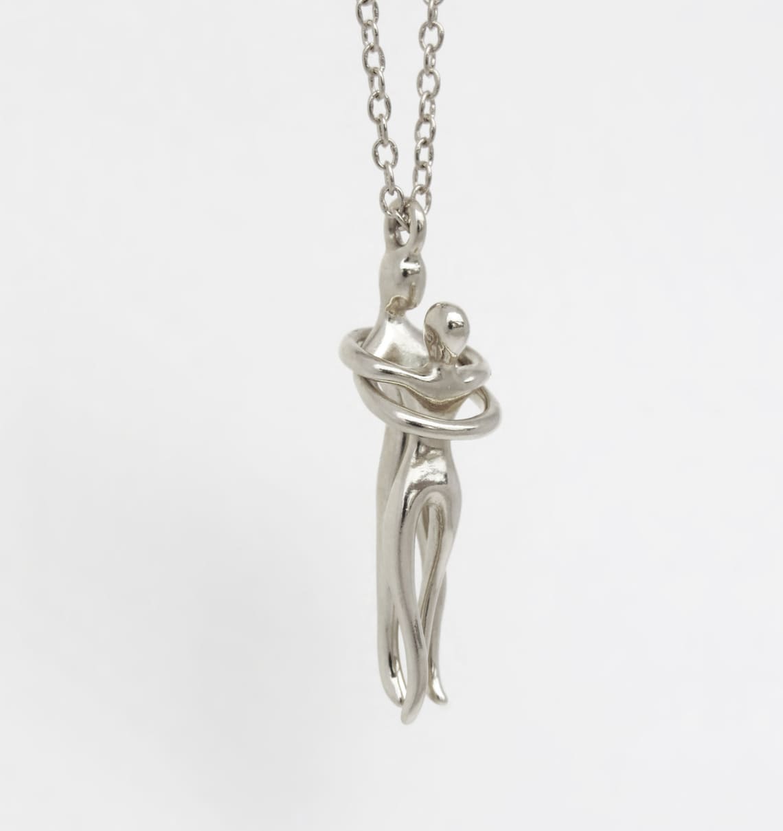 Unique Silver Pendant Necklace Couples Necklace Silver - Etsy