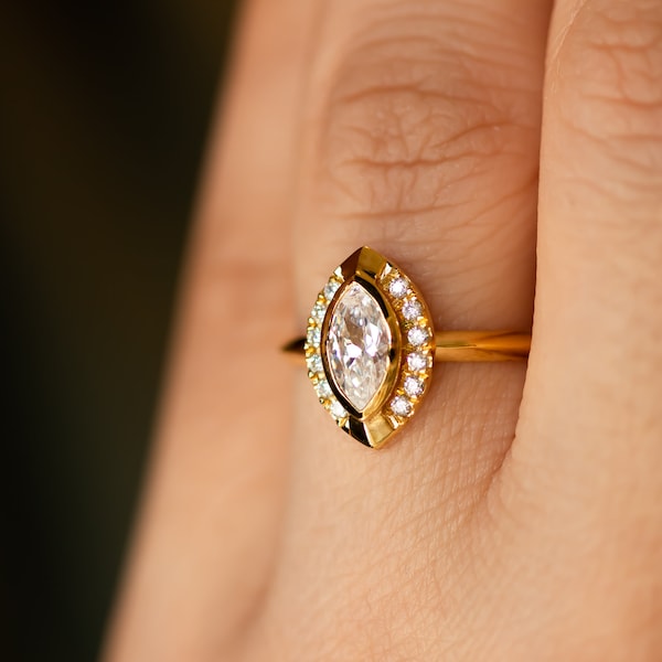 Boho Engagement Ring - Etsy