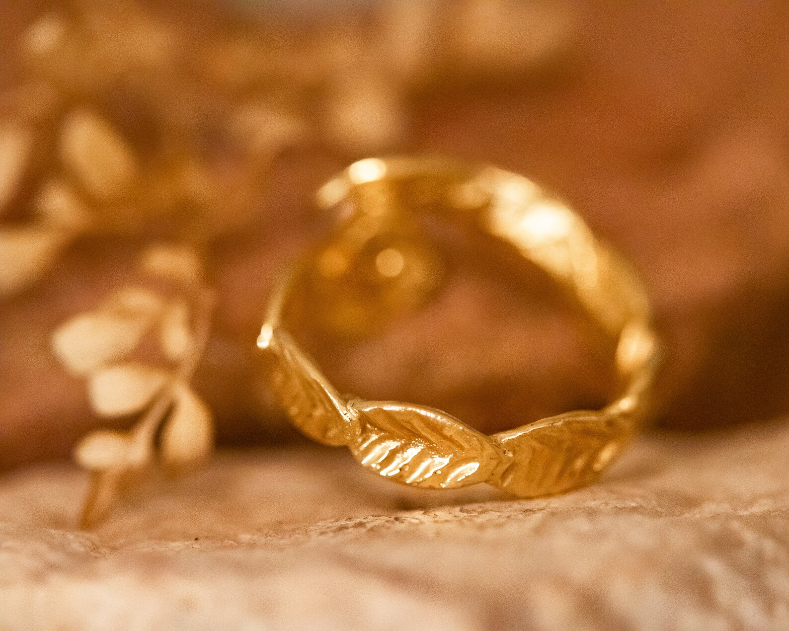 Leaf Engagement Ring, Nature Inspired Engagement Ring, Leaf Diamond ...
