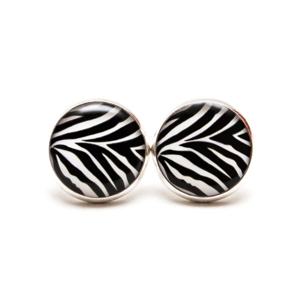 Zebra Earrings - Etsy