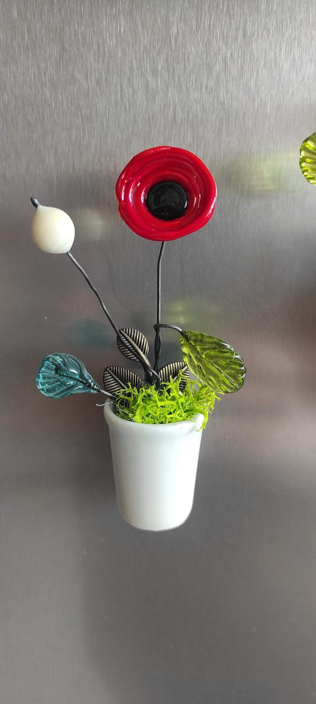 Potted Glass Flowers, Porcelain, Unique Creations Pearls, Pearl Jewelry ...