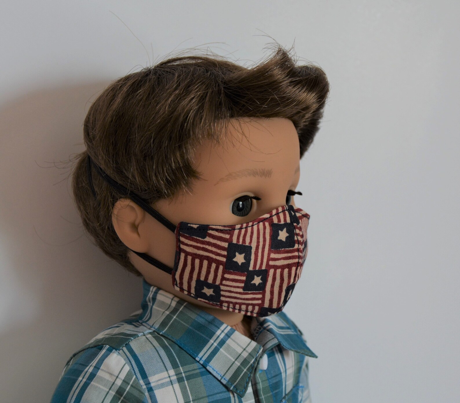 Handmade Doll Face Masks Cotton Fabric Fit 18 Girl and Boy - Etsy