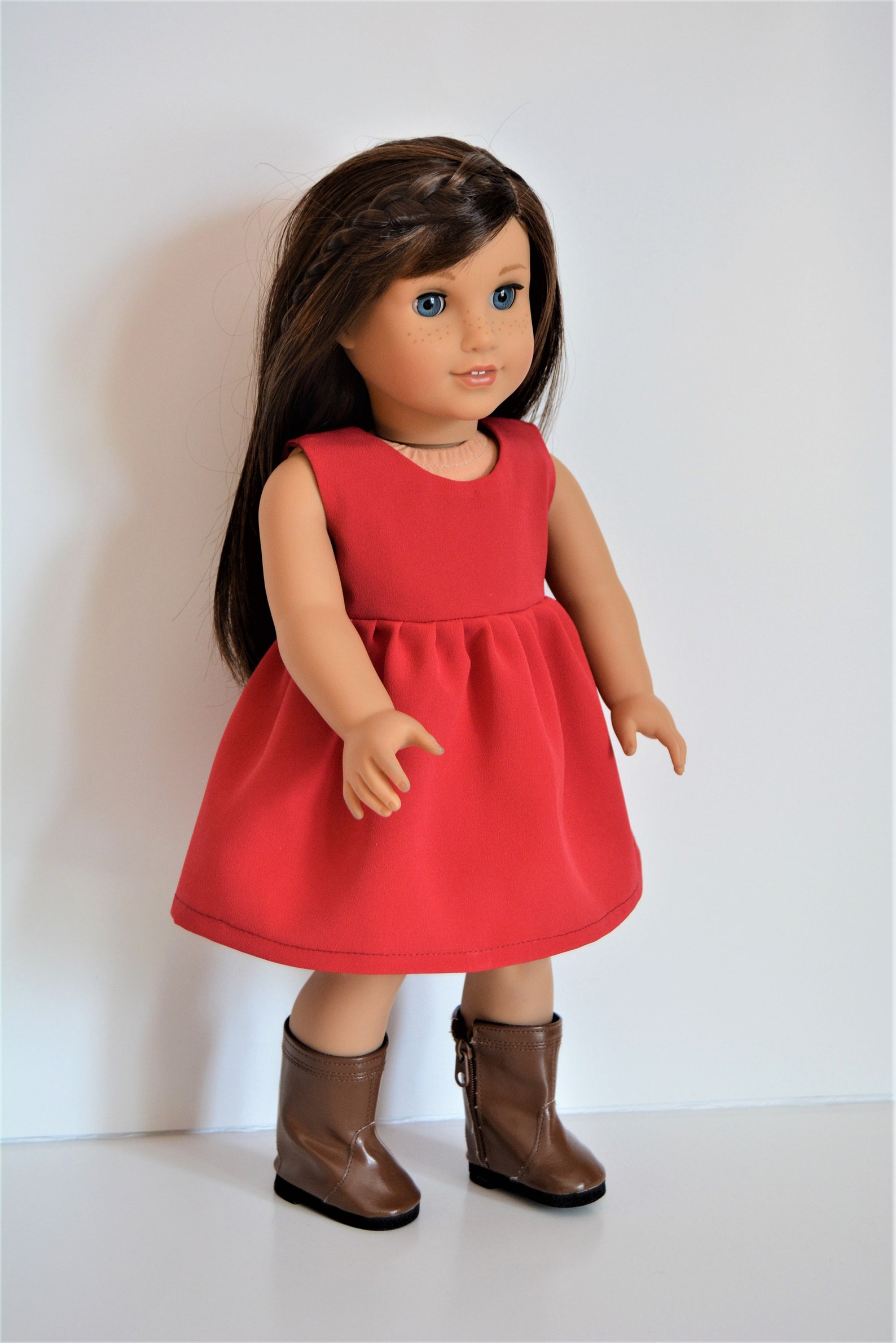 Handmade Doll Clothes Dress Assorted Colors Fit 18" Girl Dolls Maplelea ...