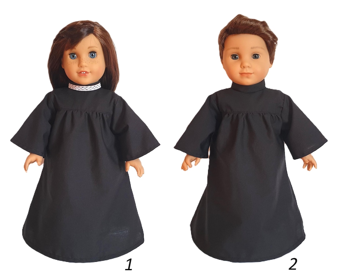 Handmade Doll Clothes Judge Costume Robe Uniform Fit 18" Girl or Boy ...