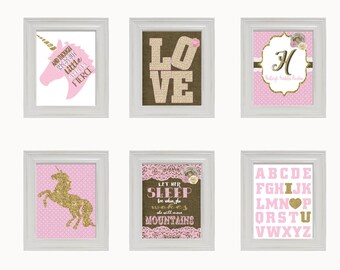 Unicorn alphabet | Etsy