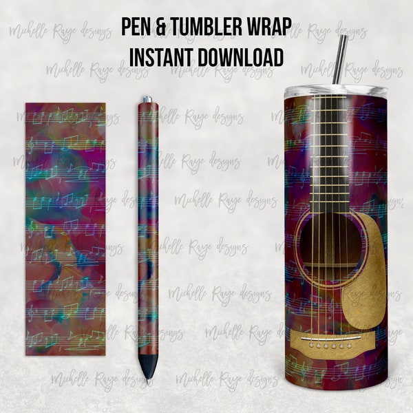 Guitar Ink Pen - Etsy
