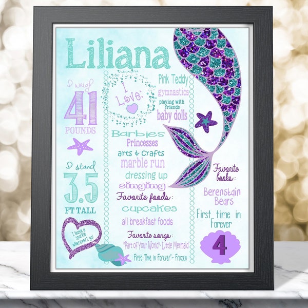 Sea Milestone Chalkboard 5th Birthday - Etsy