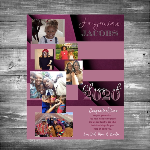 Graduation Dedication Page - Etsy