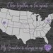 Long Distance Map, Mother Daughter Christmas Gift, Customized for ...